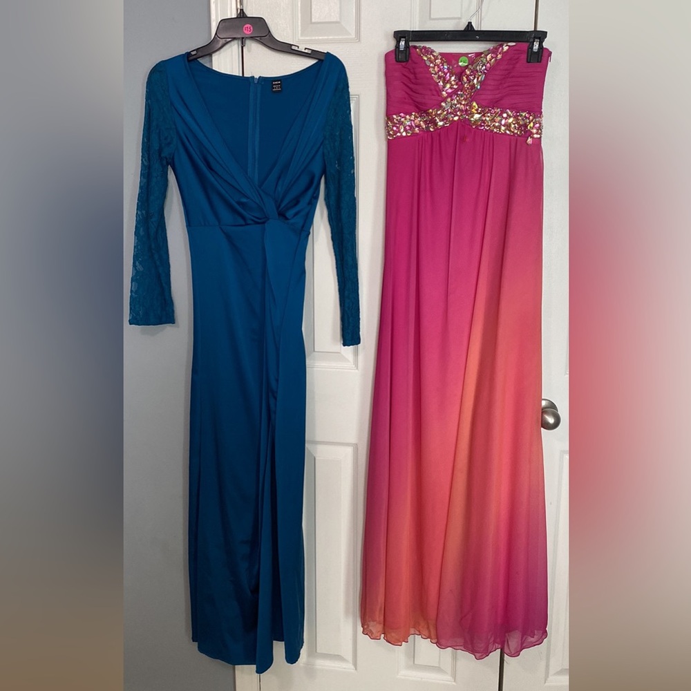 Prom Formal Dresses, Sizes 1 And 4 - Gem